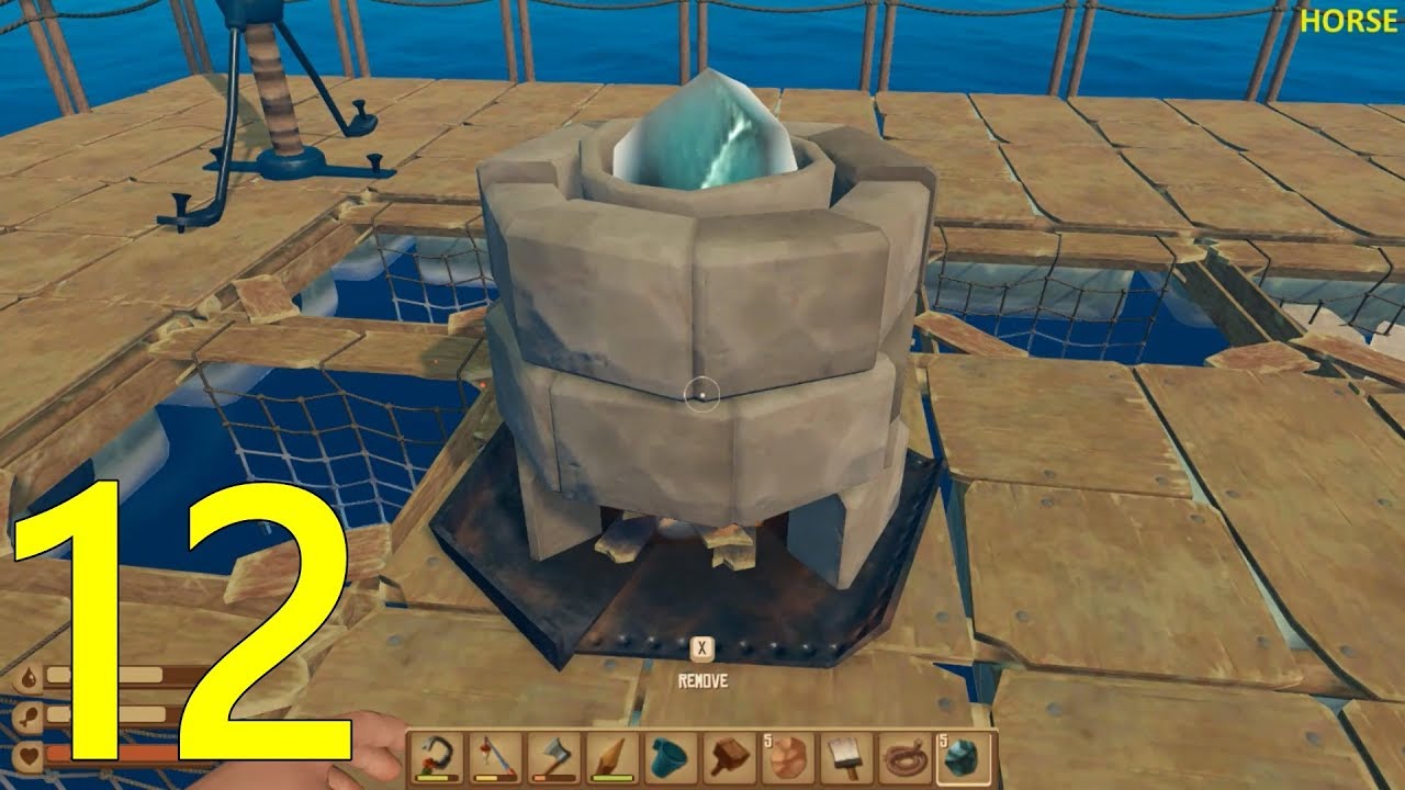 RAFT : MAKE SMELTER - SURVIVAL MODE EPISODE 12 - GAMEPLAY - YouTube