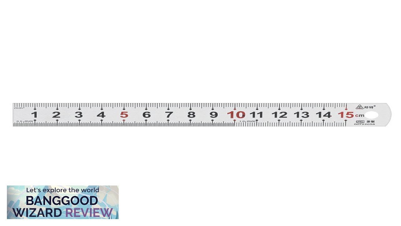 150-1200mm Thickened Stainless Steel Ruler with Metric and Inch Scales ...