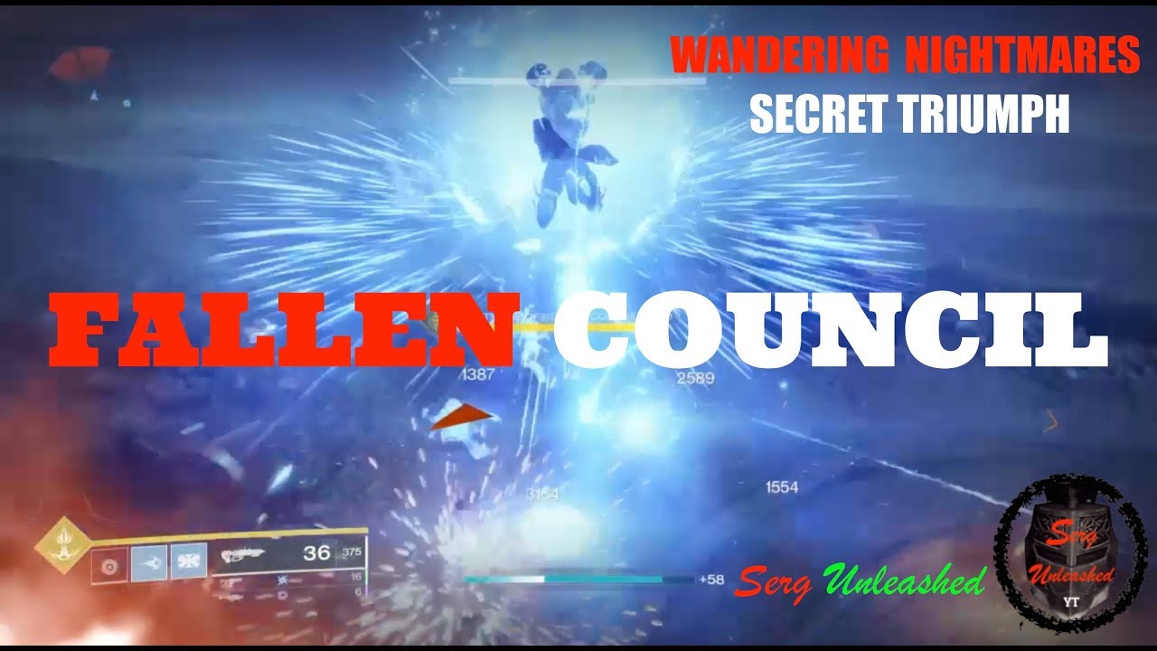 Fallen Council Location (Wandering Nightmares Secret Triumph - Week 4 ...