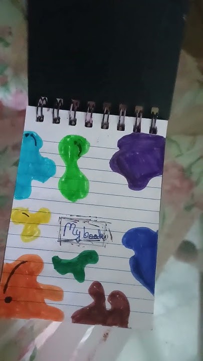 my first page of my mini book - YouTube