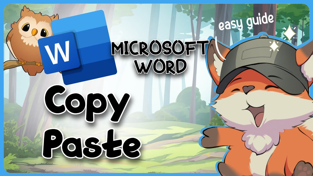Microsoft Word How to Copy Paste | Guide Glimpse - YouTube