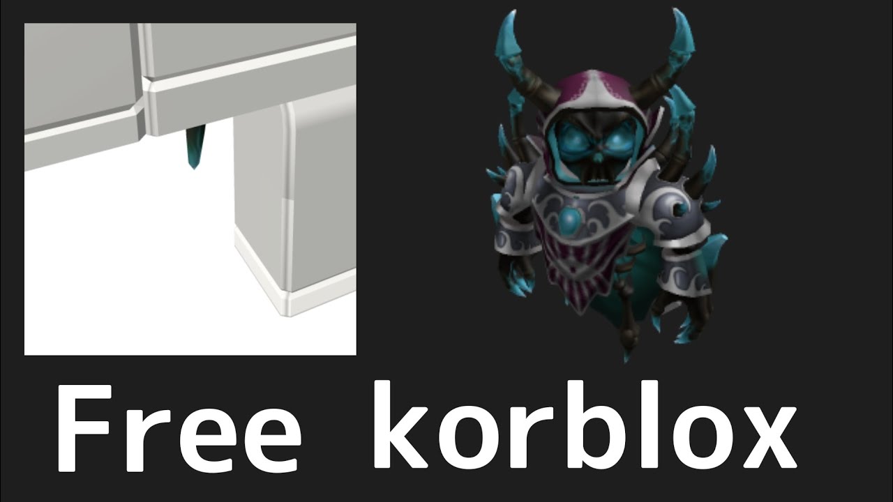 I will teach you how to get korblox for free #roblox #korblox #ロブロックス ...