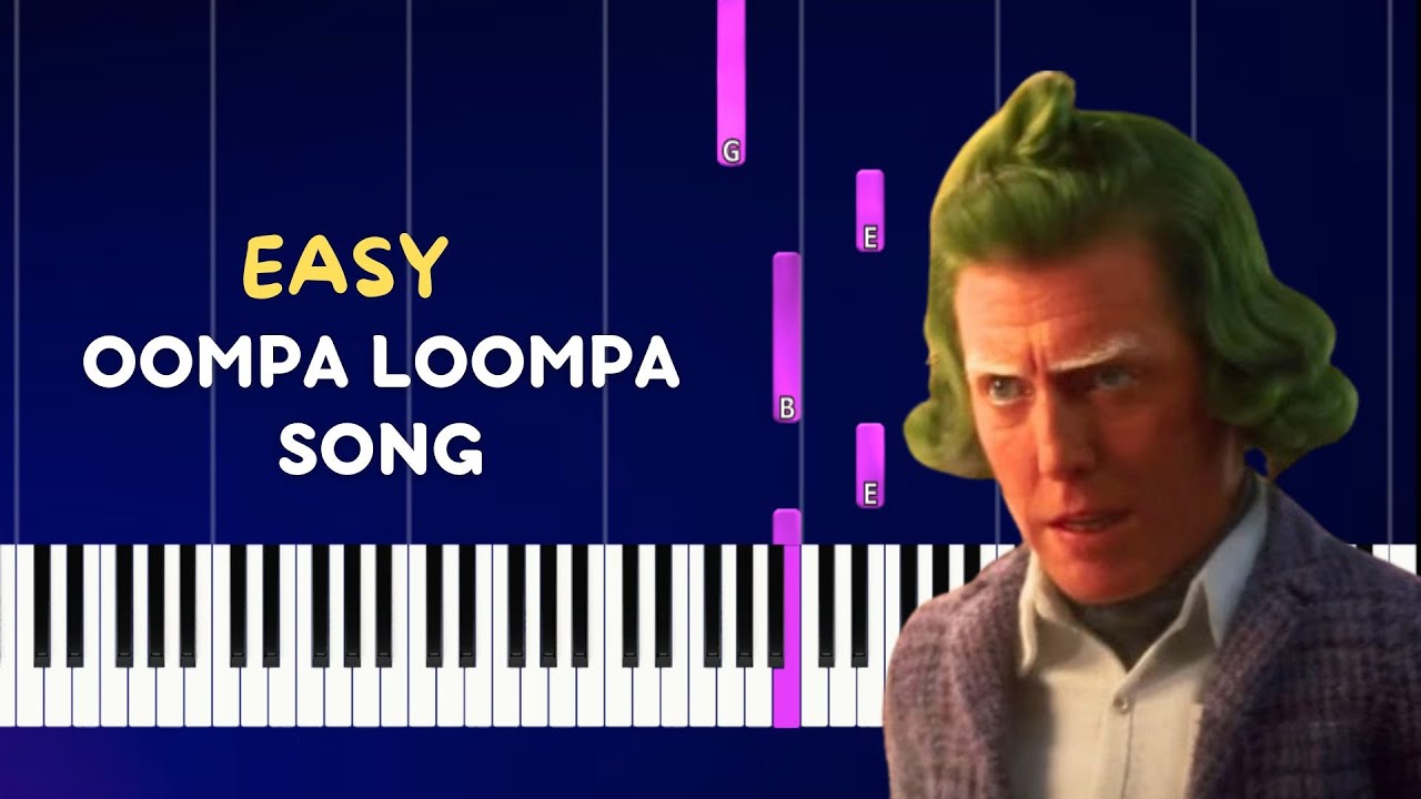 OOMPA LOOMPA (Wonka Soundtrack) | EASY piano tuto - YouTube
