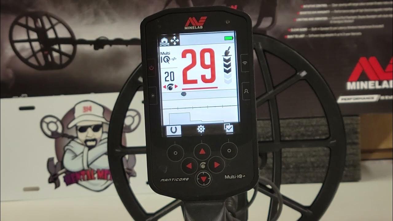 Minelab Manticore Quick Tip: Turning on Ferrous Indications(Red Numbers) - YouTube