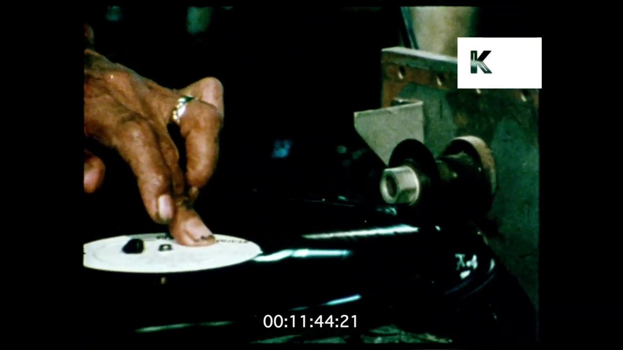 1970s Recording Studio, Record Pressing, HD - YouTube