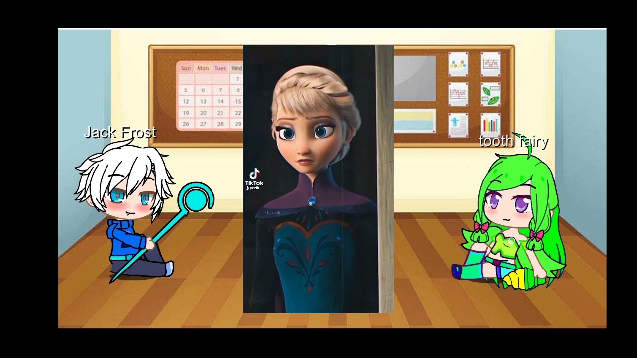 tooth fairy and jack frost react to elsa part 1 - YouTube