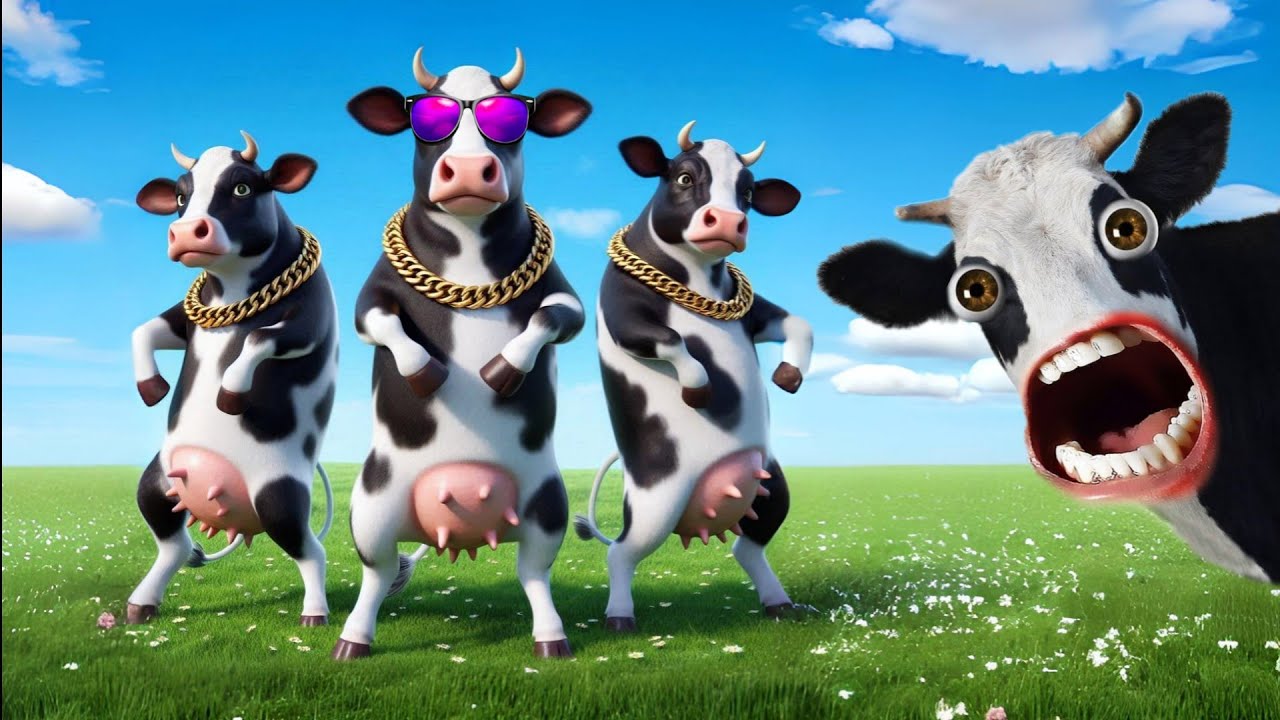 FUNNY COW DANCE 55 | Cow Song & Cow Videos 2024 | Cow dance mix | funny ...