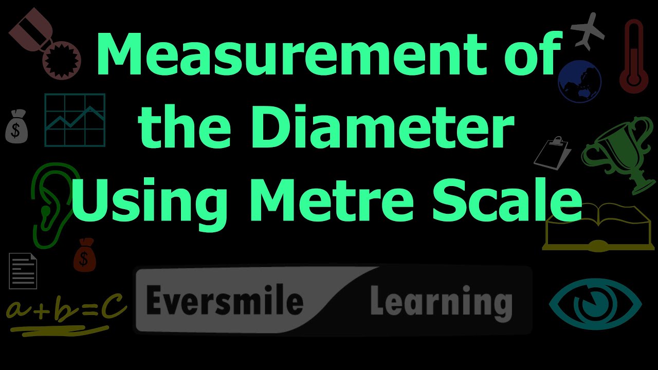 Measurement of the Diameter Using Metre Scale - YouTube