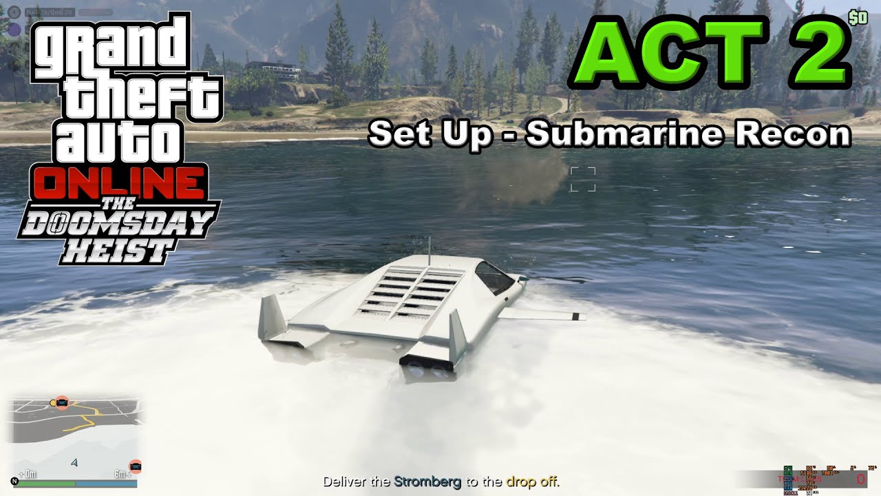 GTA V Online Doomsday Heist Act 2 Setup - Submarine Recon - YouTube