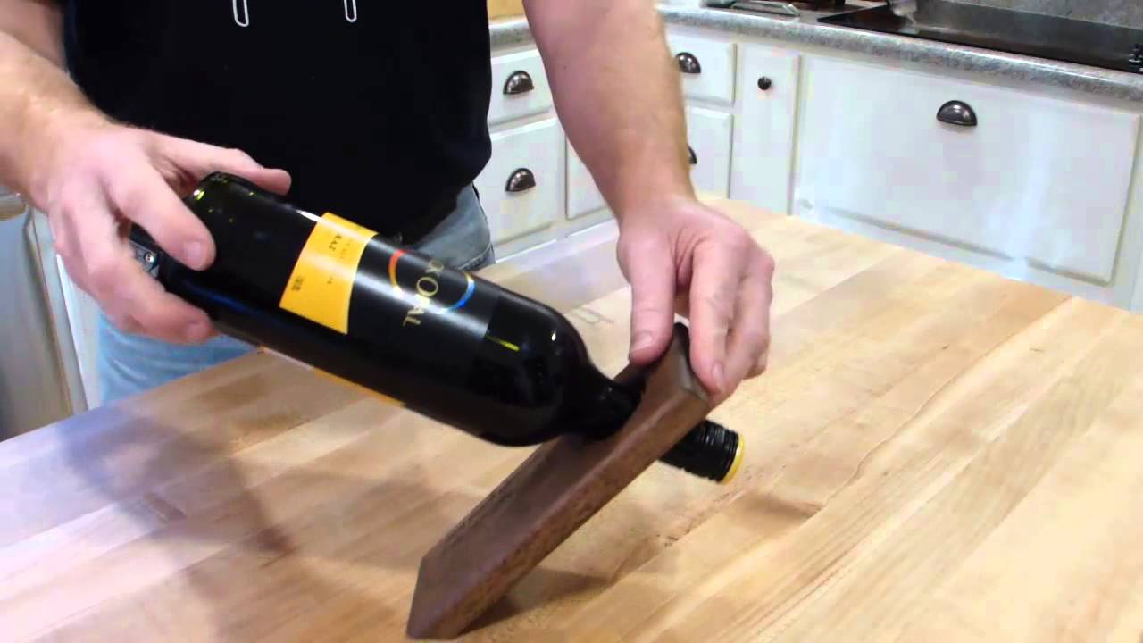 Wine Bottle Balancer Stand How to Use - YouTube
