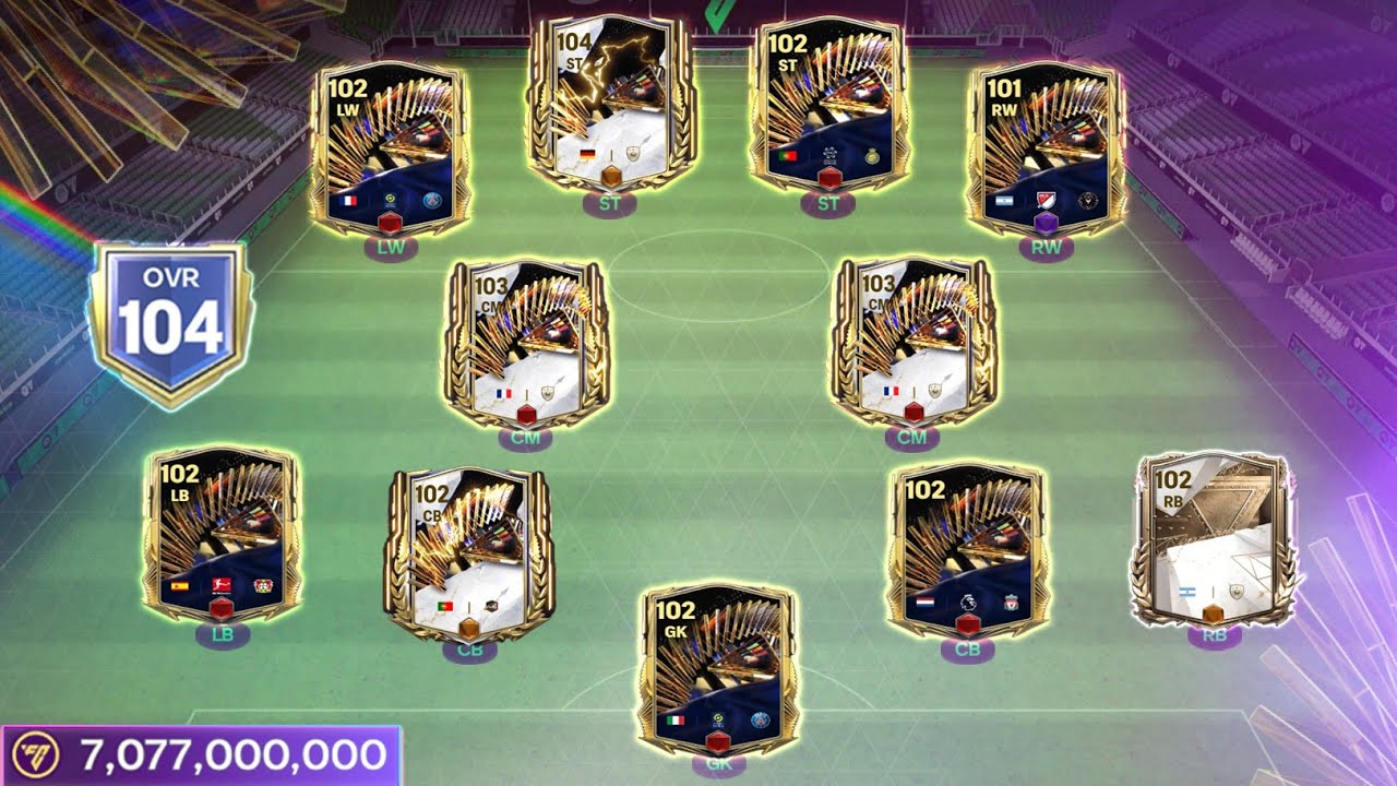 7 BILLION 104 OVR TEAM UPGRADE | CRAZY EXPENSIVE OVERHAUL & TOTS PACK ...