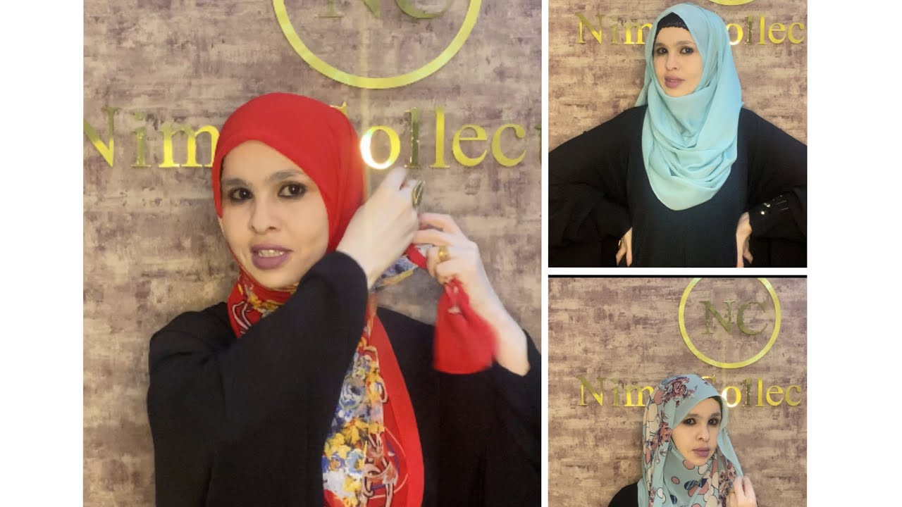 8 Easy hijab tutorial- - YouTube