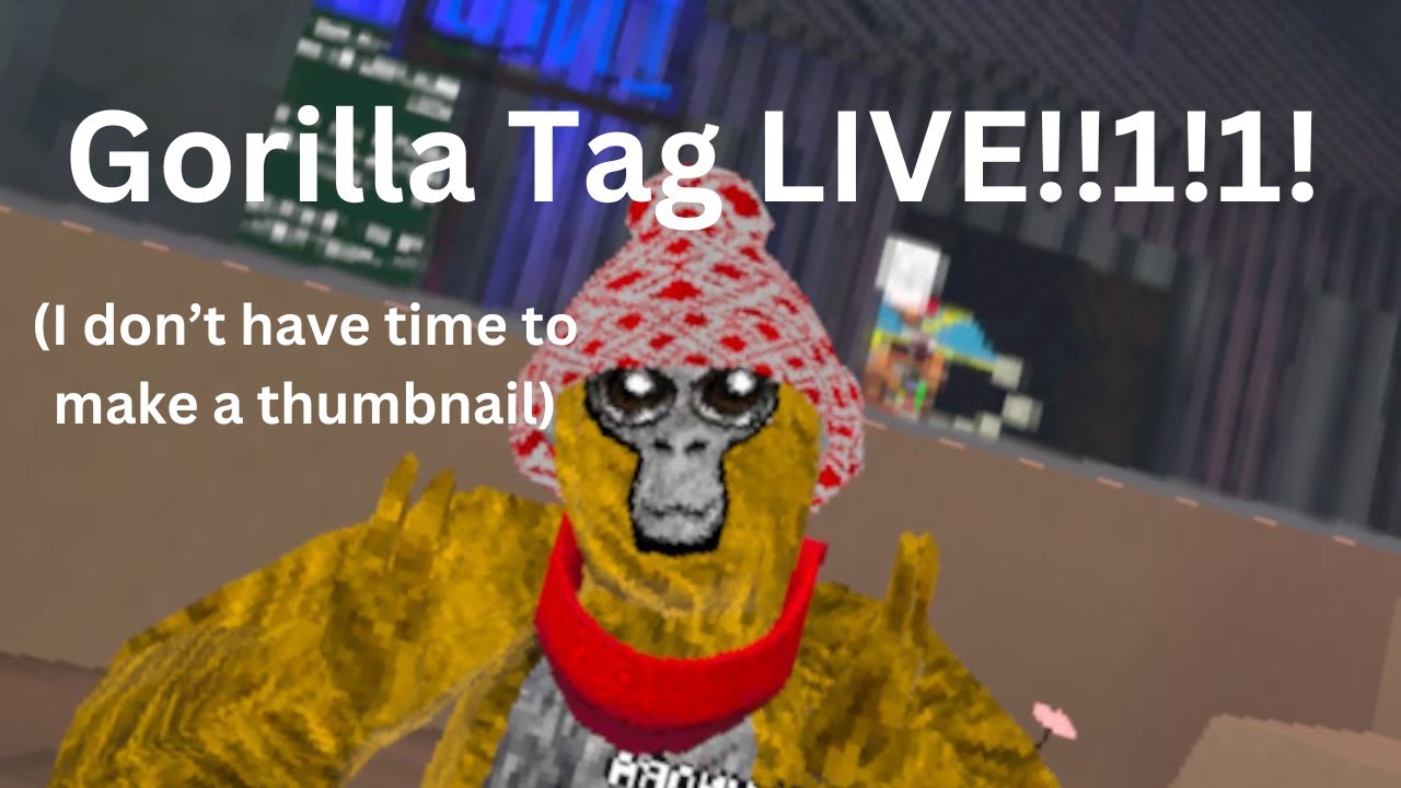 🔴 LIVE | Gorilla Tag Playing with Fans (Will join private code if you want me to!) - YouTube