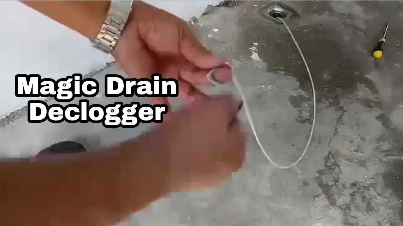 The Magic Drain Declogger || Now You See, Now You Don't - YouTube