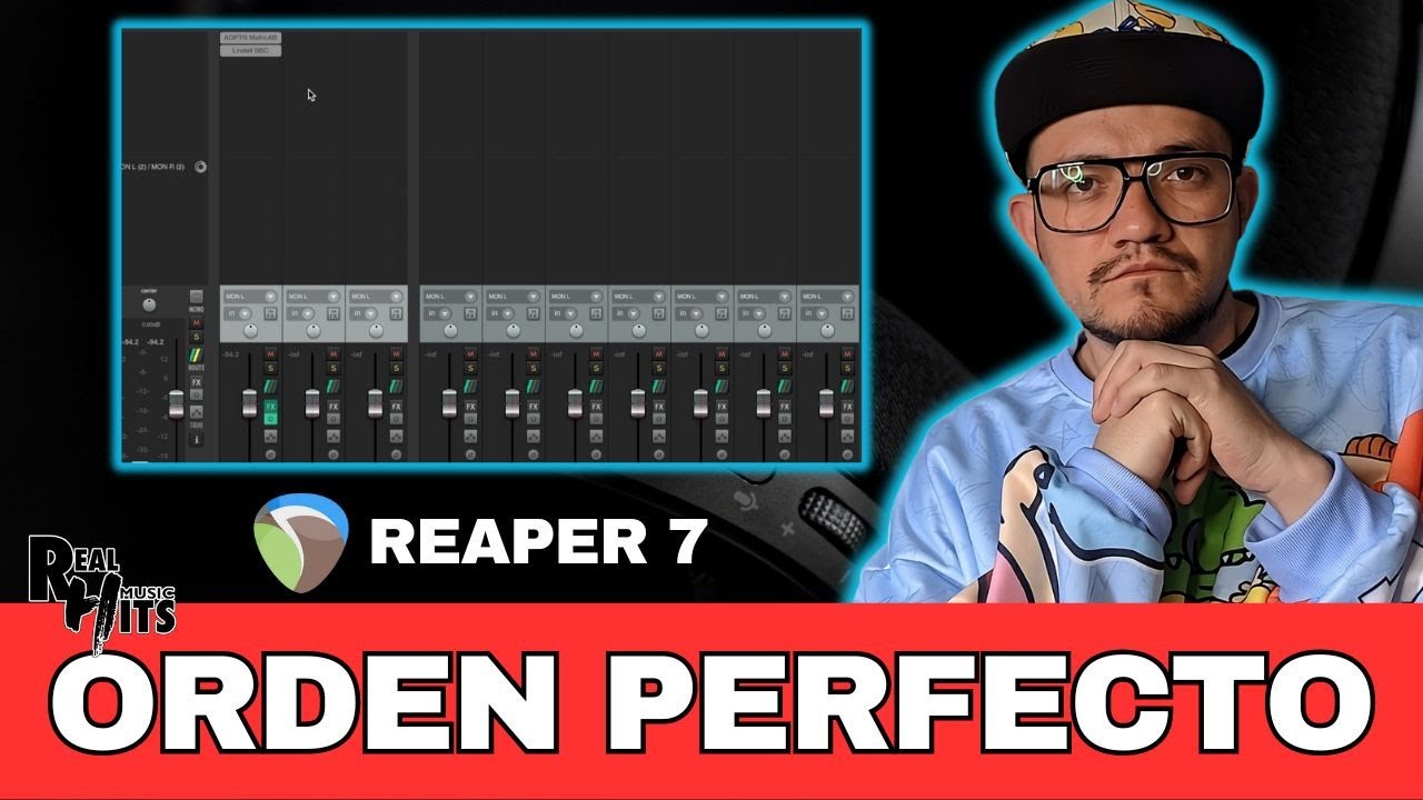 Organiza Tu sesión a un nuevo NIVEL en REAPER 7 | Visual Track Spacer - YouTube