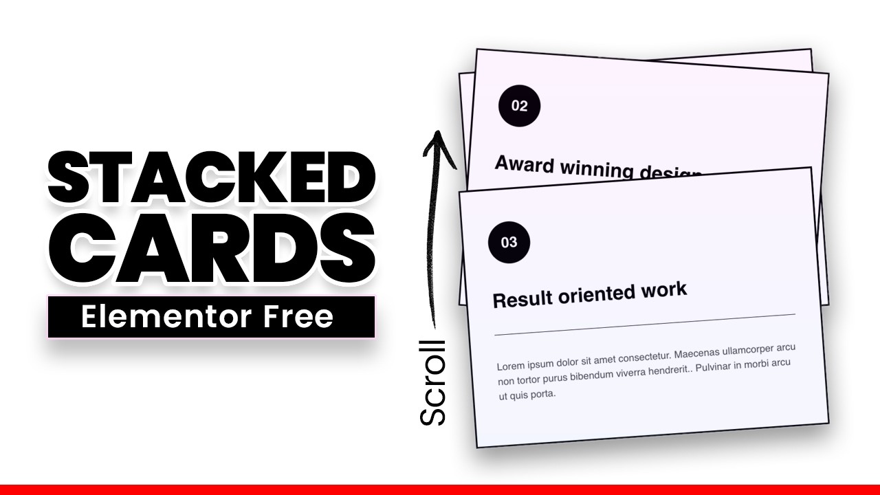 The Elementor Stacking Cards Effect That Will CHANGE Your Website - YouTube