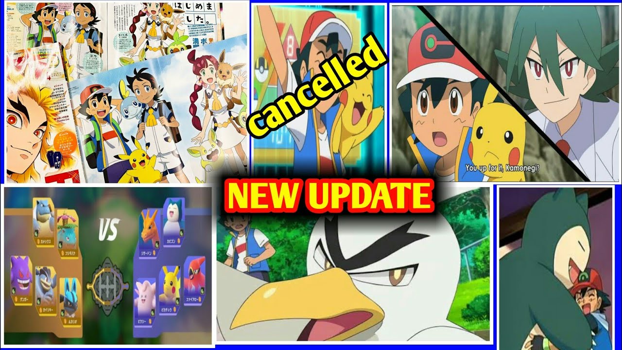 Pokemon Journeys New Update | Episode 62 & 63 cancel | Rinto vs ash for ...