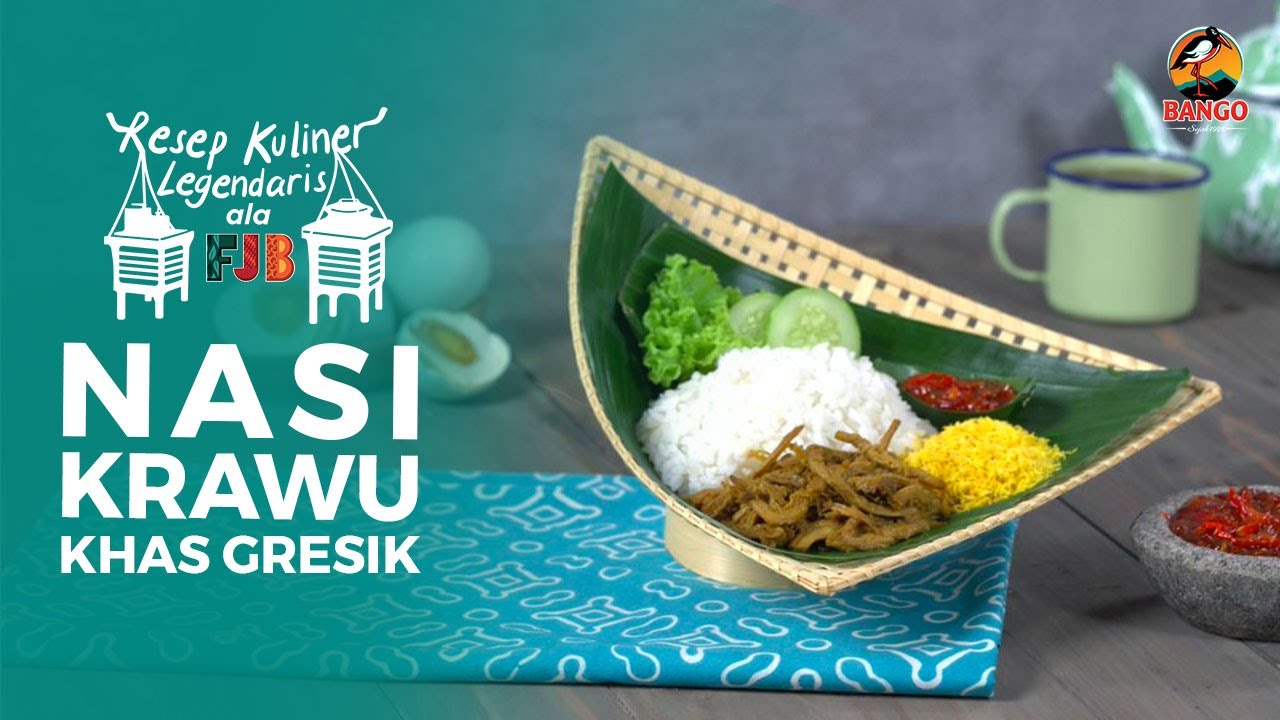 Resep Nasi Krawu Daging Sapi Suwir Khas Gresik | Bango - YouTube