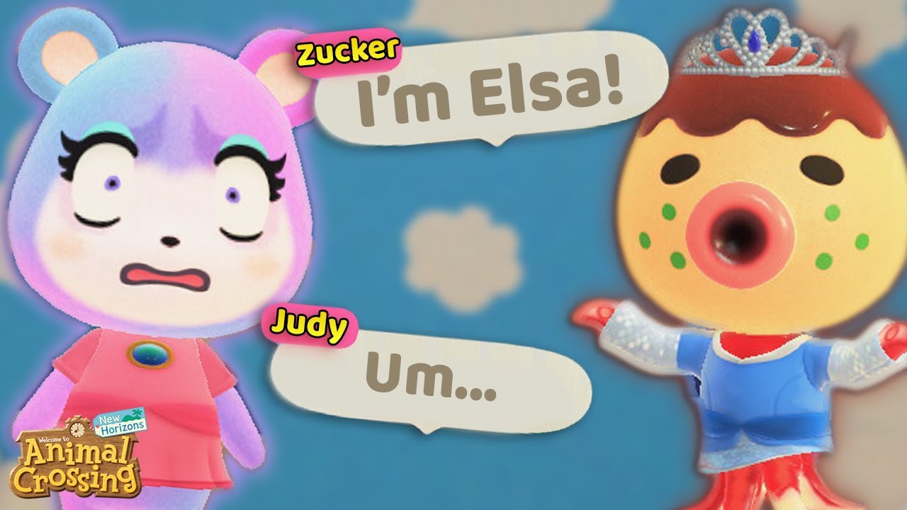 My Animal Crossing Villagers Become Disney Princesses.. - YouTube