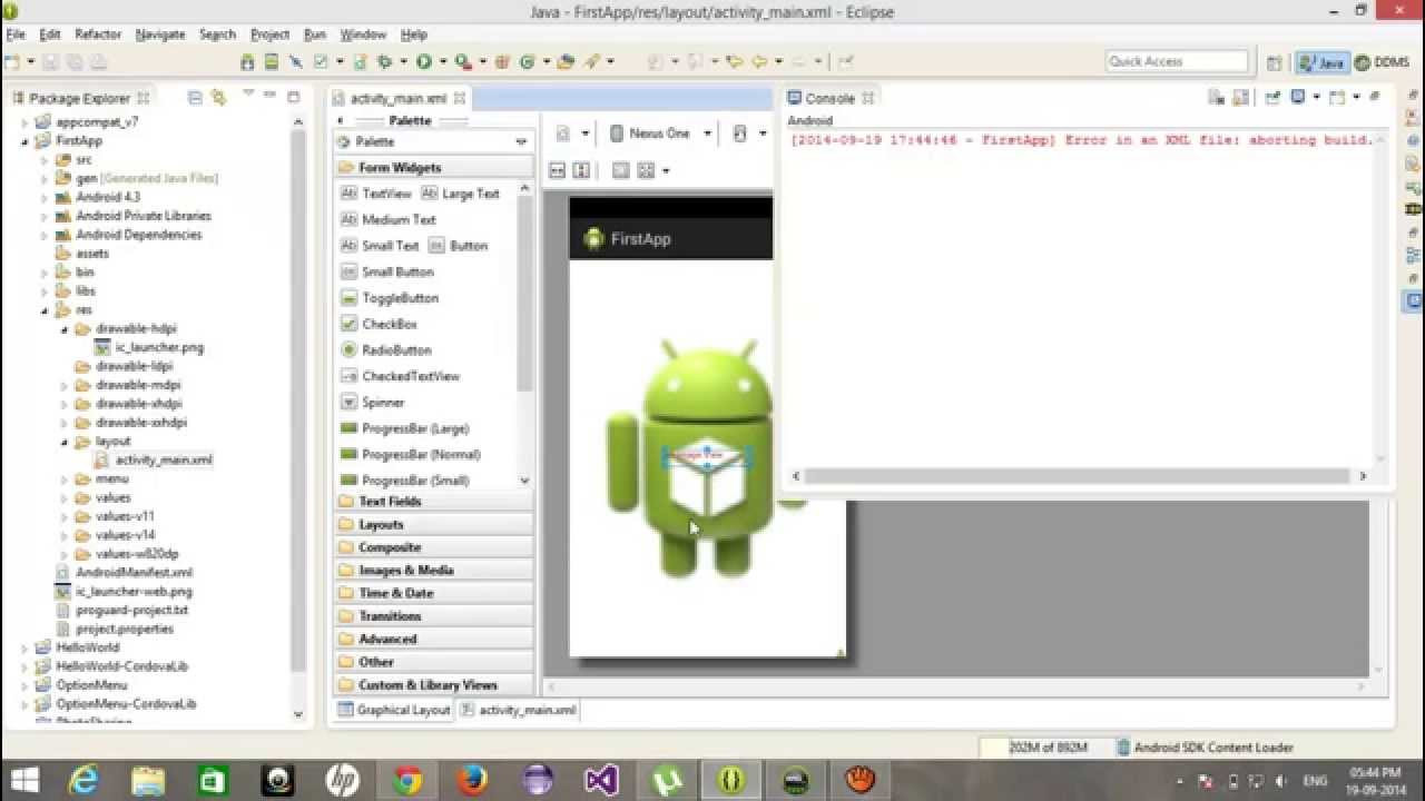 Free Android Application Development Tutorial 06 Framelayout In Android Youtube