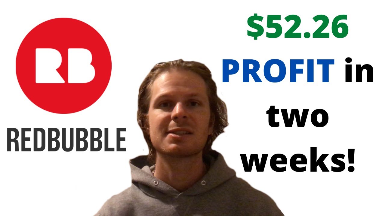 Redbubble $52.26 PROFIT in Two Weeks of October! - YouTube