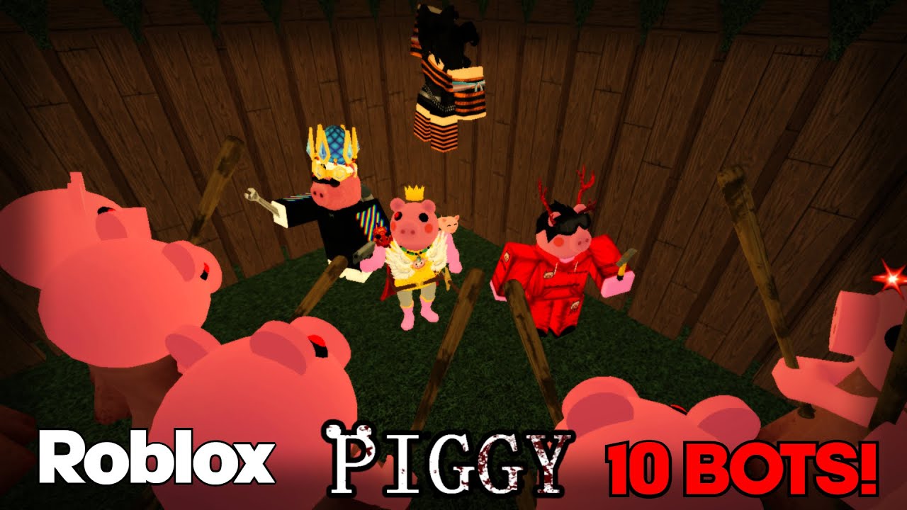 We Tried Beating EVERY Piggy Chapter with 10 Bots... (It Broke Us ...