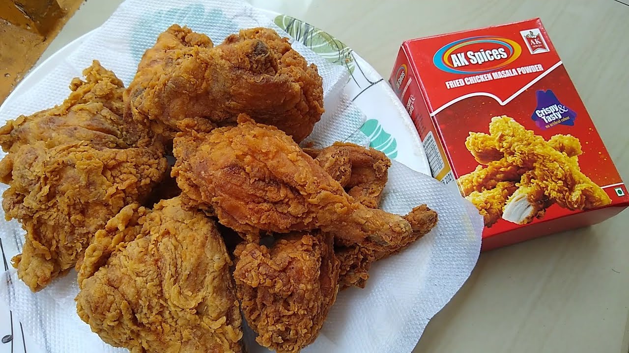 ബ്രോസ്റ്റഡ് ചിക്കൻ വീട്ടിൽ ഉണ്ടാക്കാം | Broasted Chicken Recipe using ...