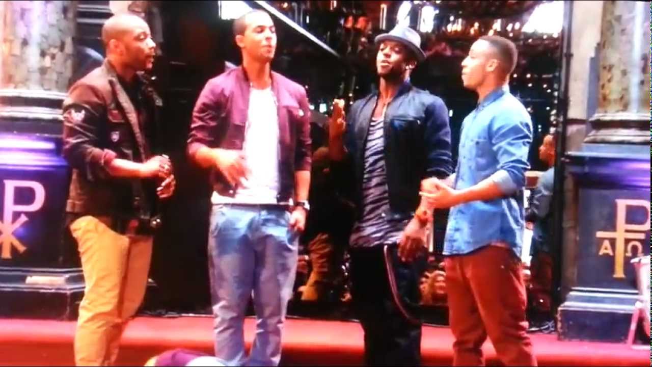 JLS X Factor UK 2012 Boot Camp Surprise JLS Everybody in Love Acapella ...