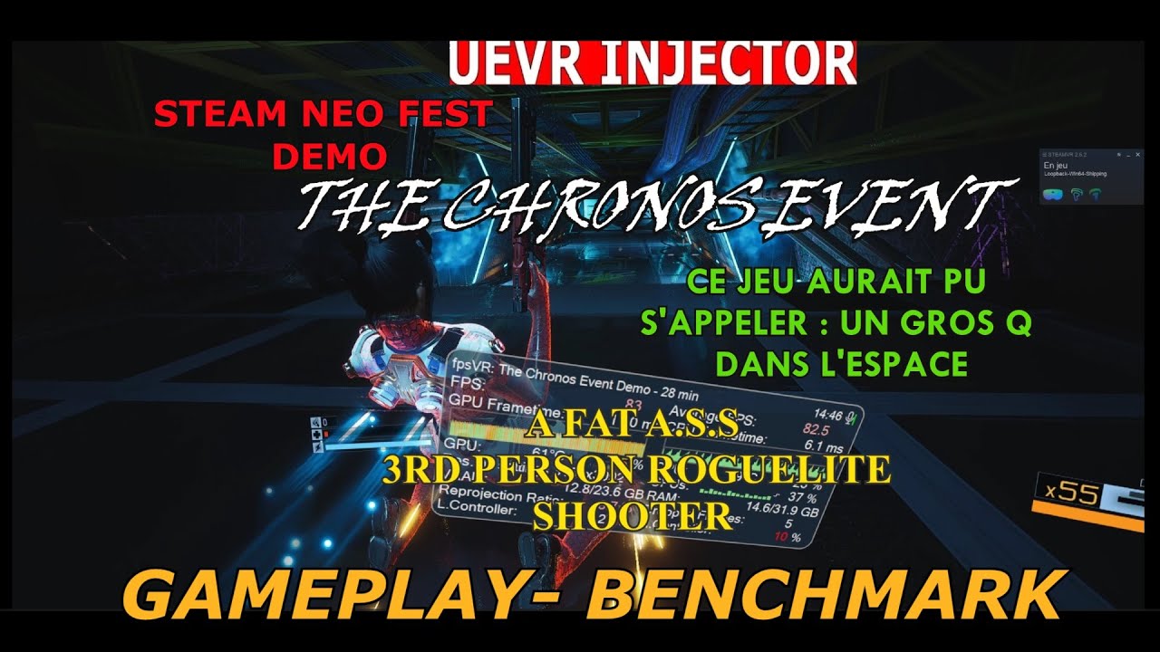 Chronos event Steam neo fest UEVR Gameplay BENCHMARK RTX4090 REVERB G ...
