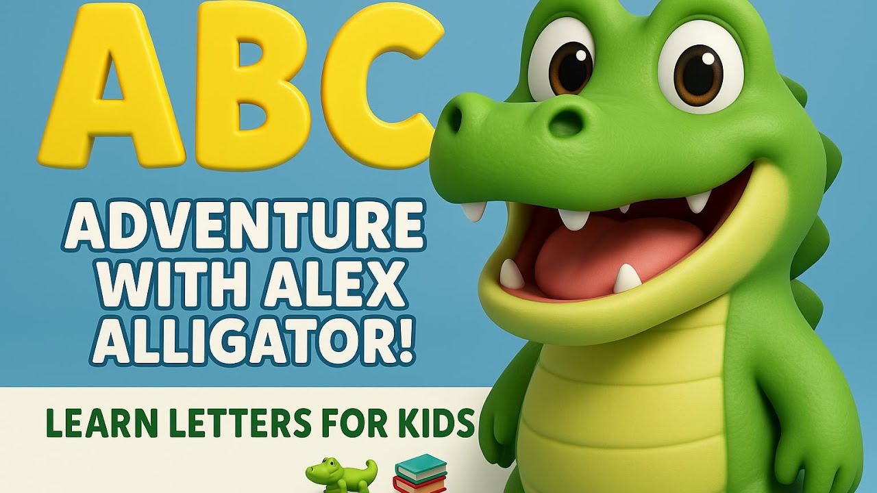 Discover the Alphabet with Adventures of Alex Alligator! 🐊📚 - YouTube