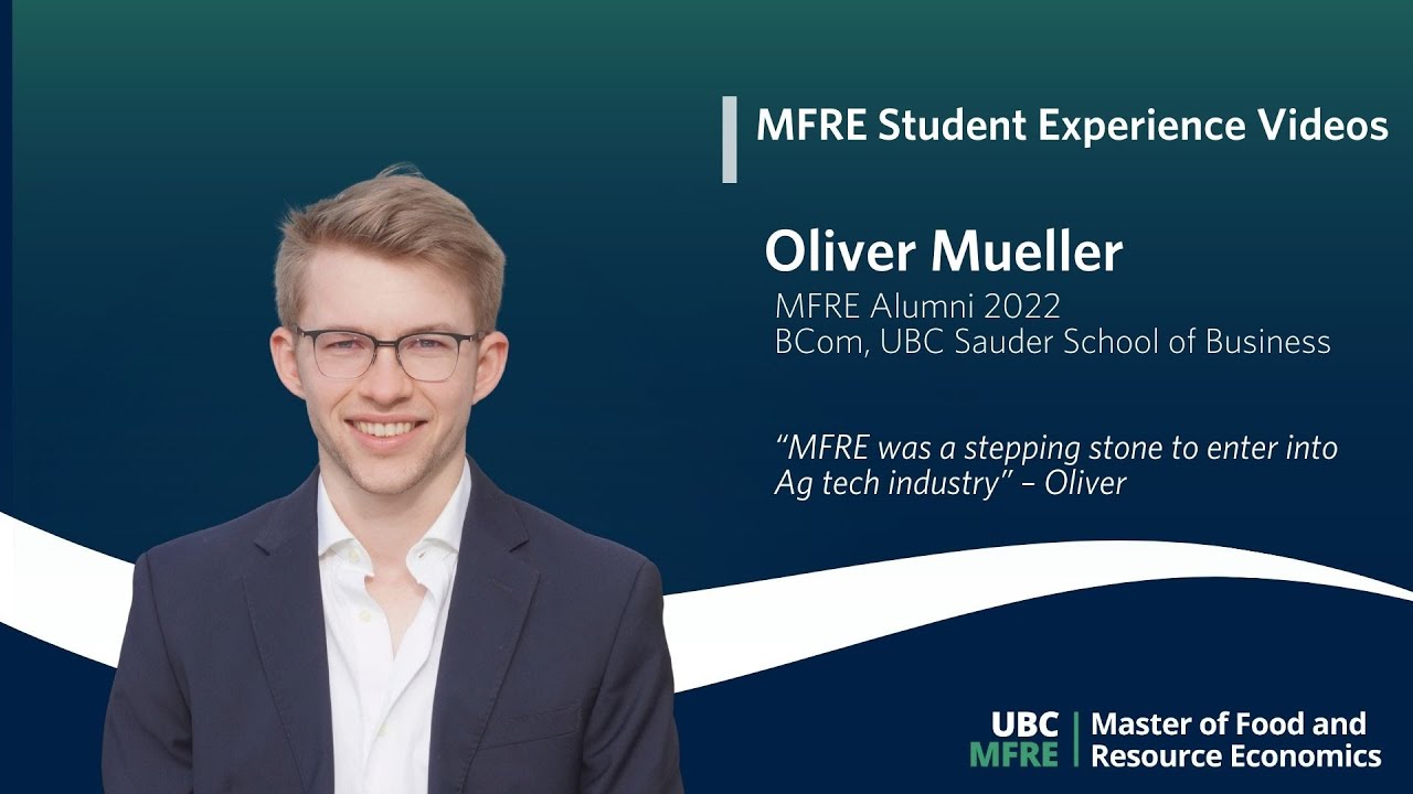 MFRE Alumni - Oliver Mueller - YouTube