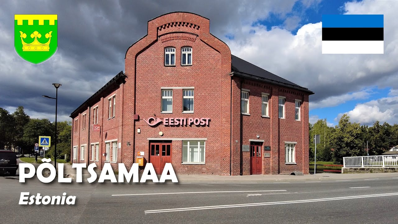 Põltsamaa, Estonia. A walk in the city center. 4K - YouTube