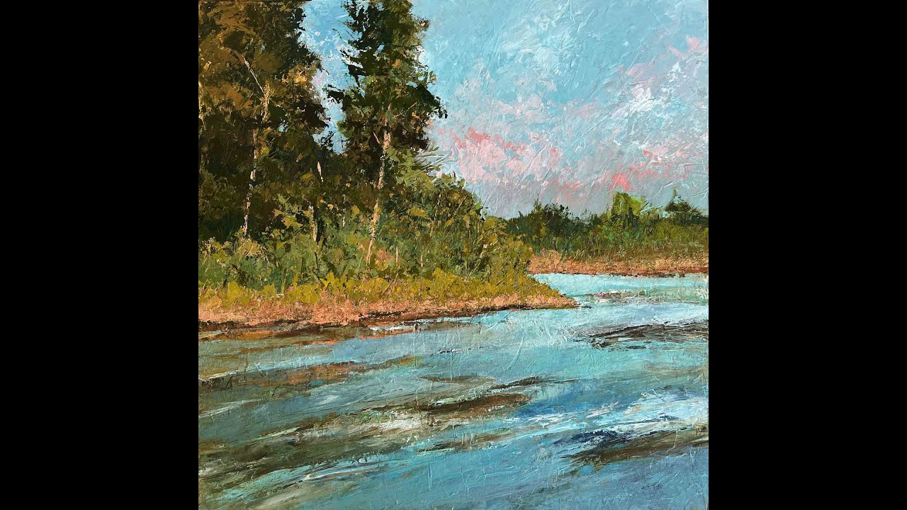 Morning Calm Acrylic Painting by Filomena Booth - YouTube