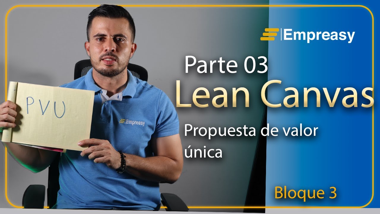 Cómo Crear una Propuesta de Valor Única en tu Lienzo Lean Canvas - YouTube