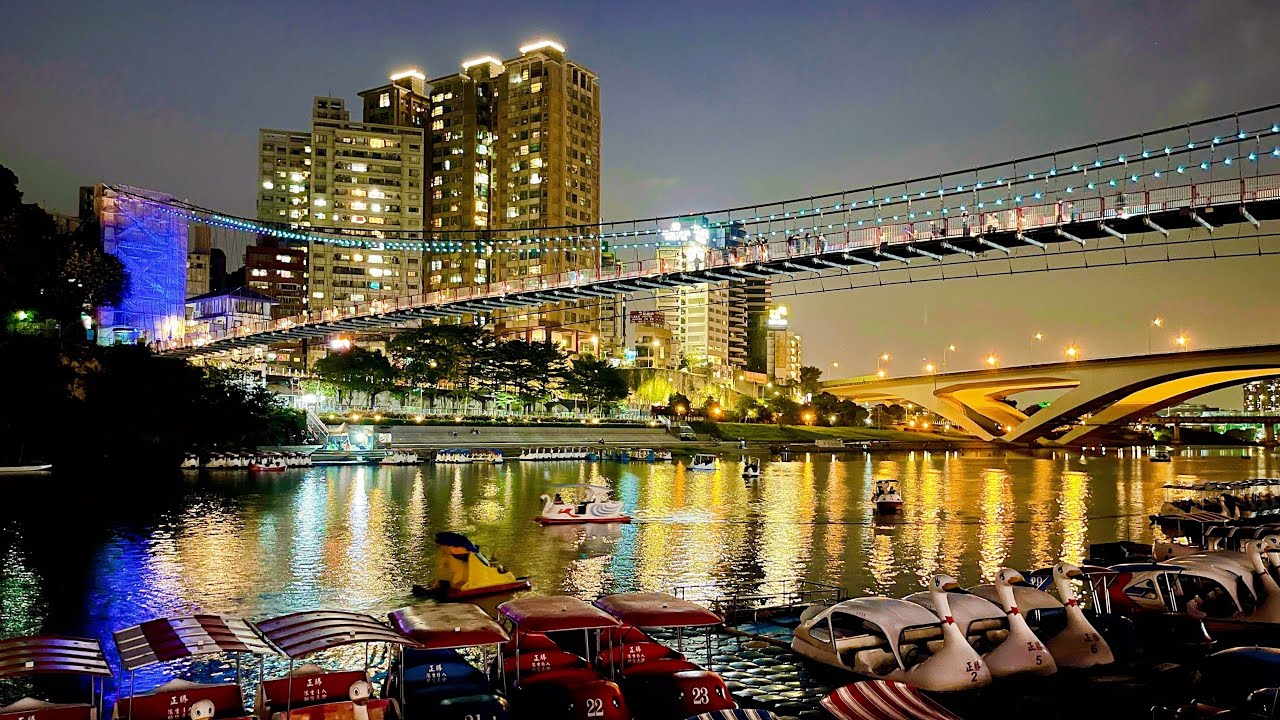【新北景點 4K】2021 夜遊「碧潭」 New Taipei , Bitan - YouTube