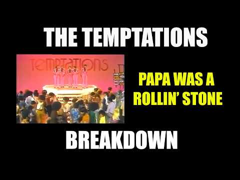 The Temptations · Papa Was A Rollin' Stone: Music Production BREAKDOWN