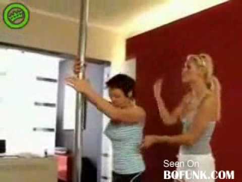 pole dancing gone wrong - YouTube