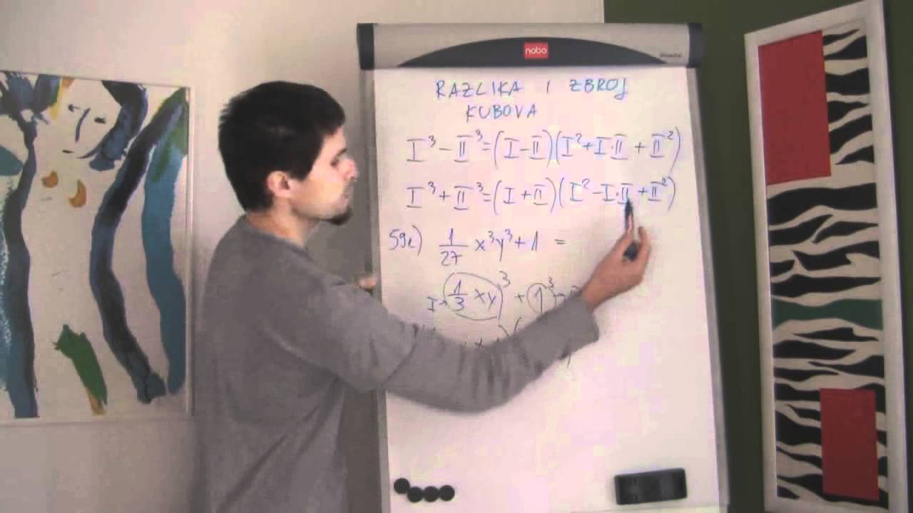 Zbroj i razlika kubova 01 - YouTube