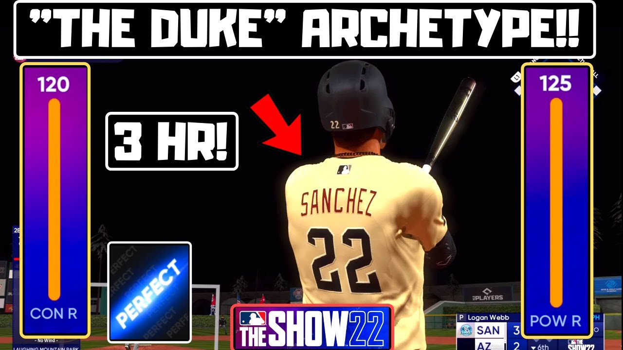 "The Duke" ARCHETYPE is a HOME RUN MACHINE! 3 HR Game in MLB The Show ...