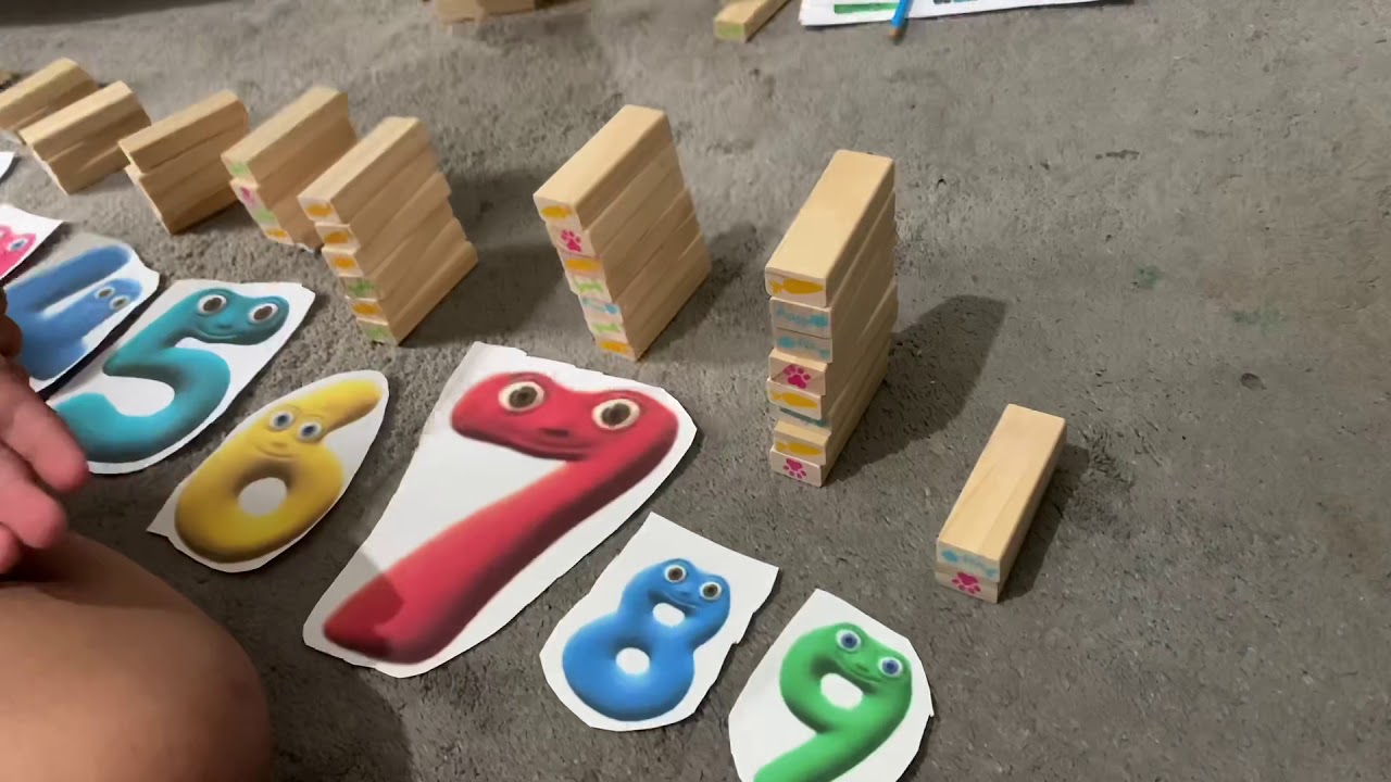 Number jack body blocks - YouTube