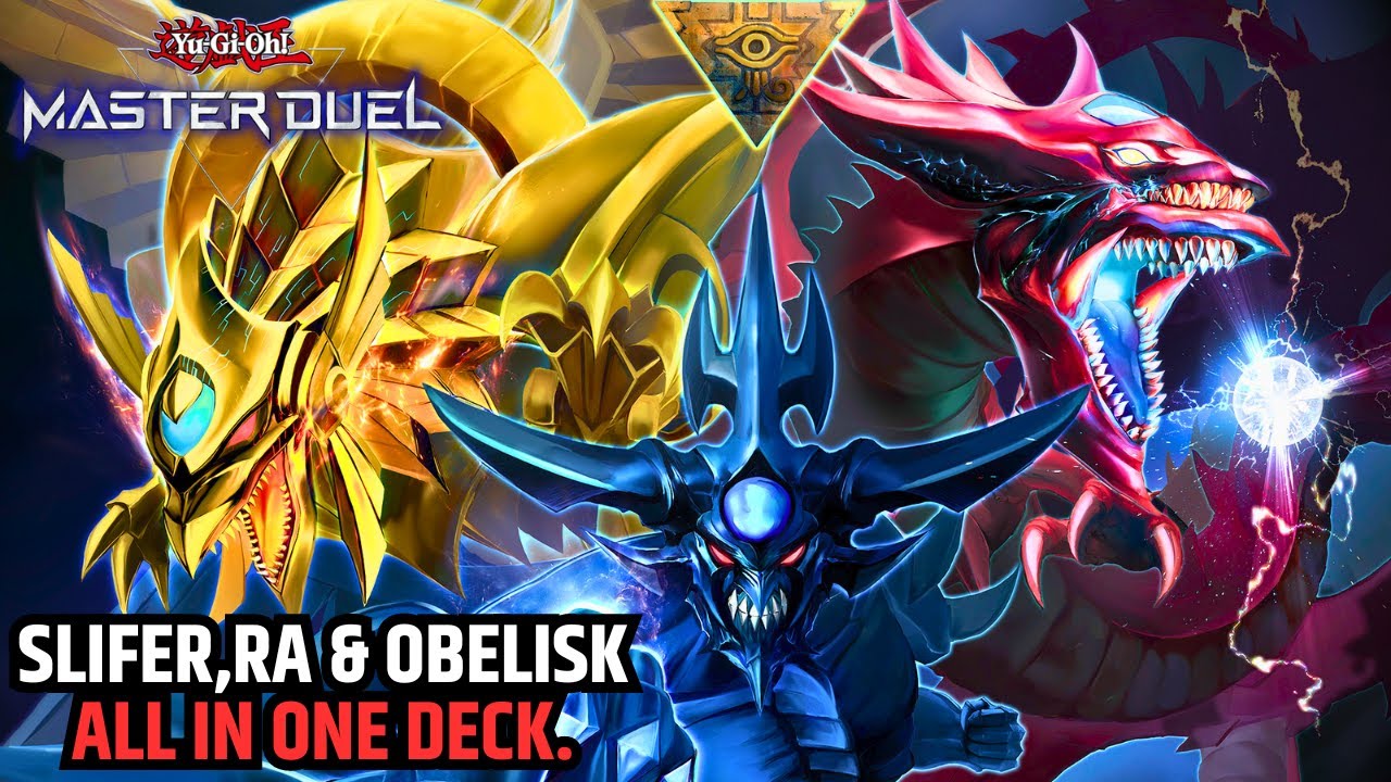 ⚡🐥👊 SLIFER, RA & OBELISK, ALL IN 1 DECK! ⚡🐥👊 - NEW EGYPTIAN GOD DECK ...
