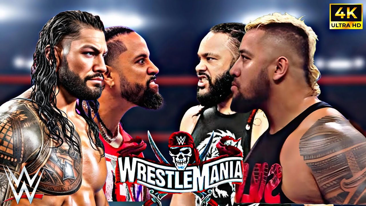 Bloodline vs Bloodline Full Match | WrestleMania 41 - 2024 - YouTube