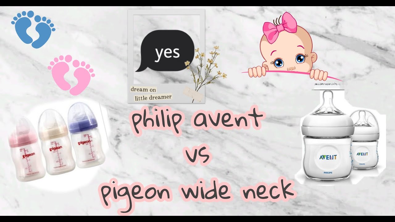 Review#5 Pigeon wide neck VS Philip avent. Anak langsung suka ! - YouTube