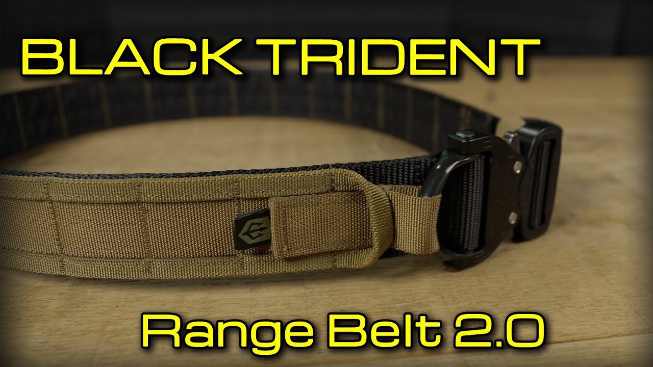BLACK TRIDENT Range Belt 2.0 - Range Belt made in Austria! - YouTube