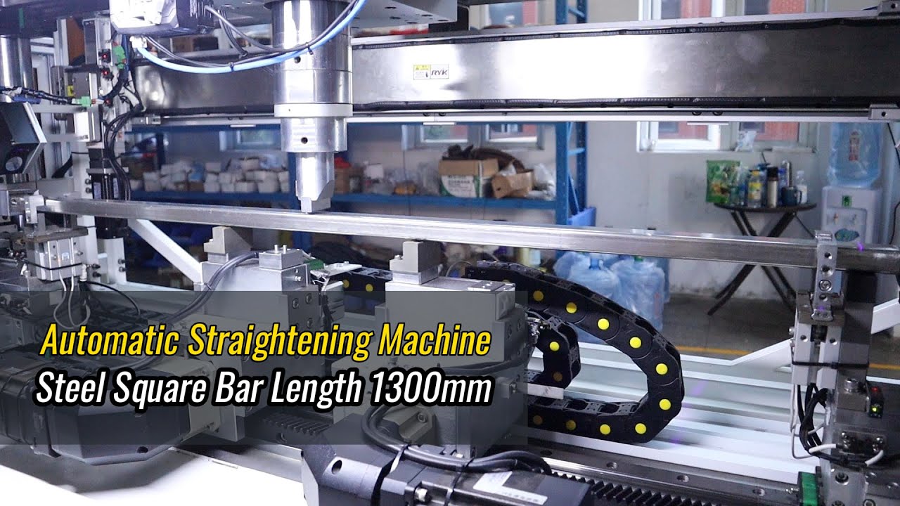 Steel Square Bar Automatic Straightening Machine#straightening #machine ...