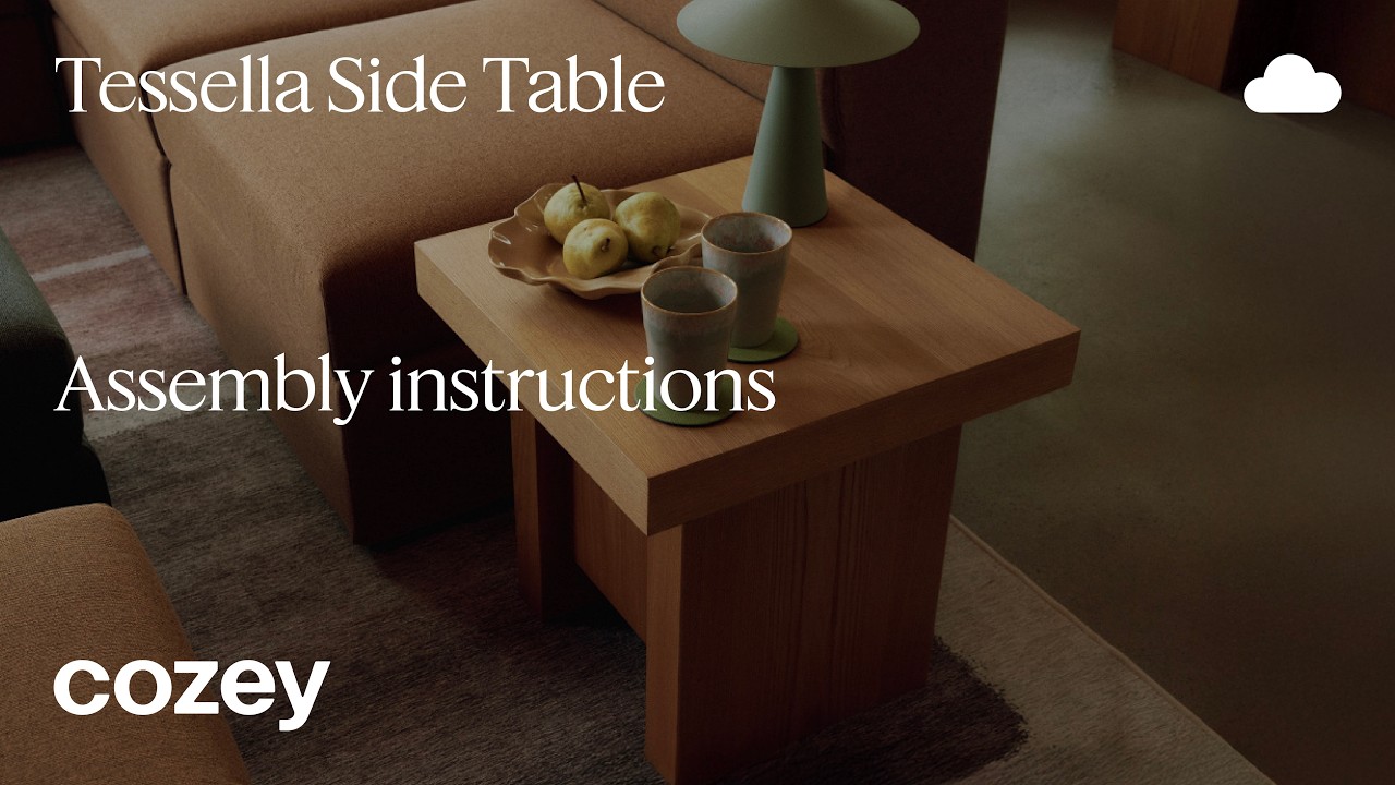 (EN) Tessella Side Table - Assembly Guide - YouTube
