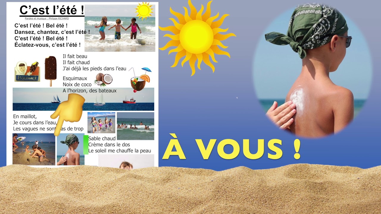 C'est l'été! Une chanson pour l'été de Philippe RICHARD - YouTube