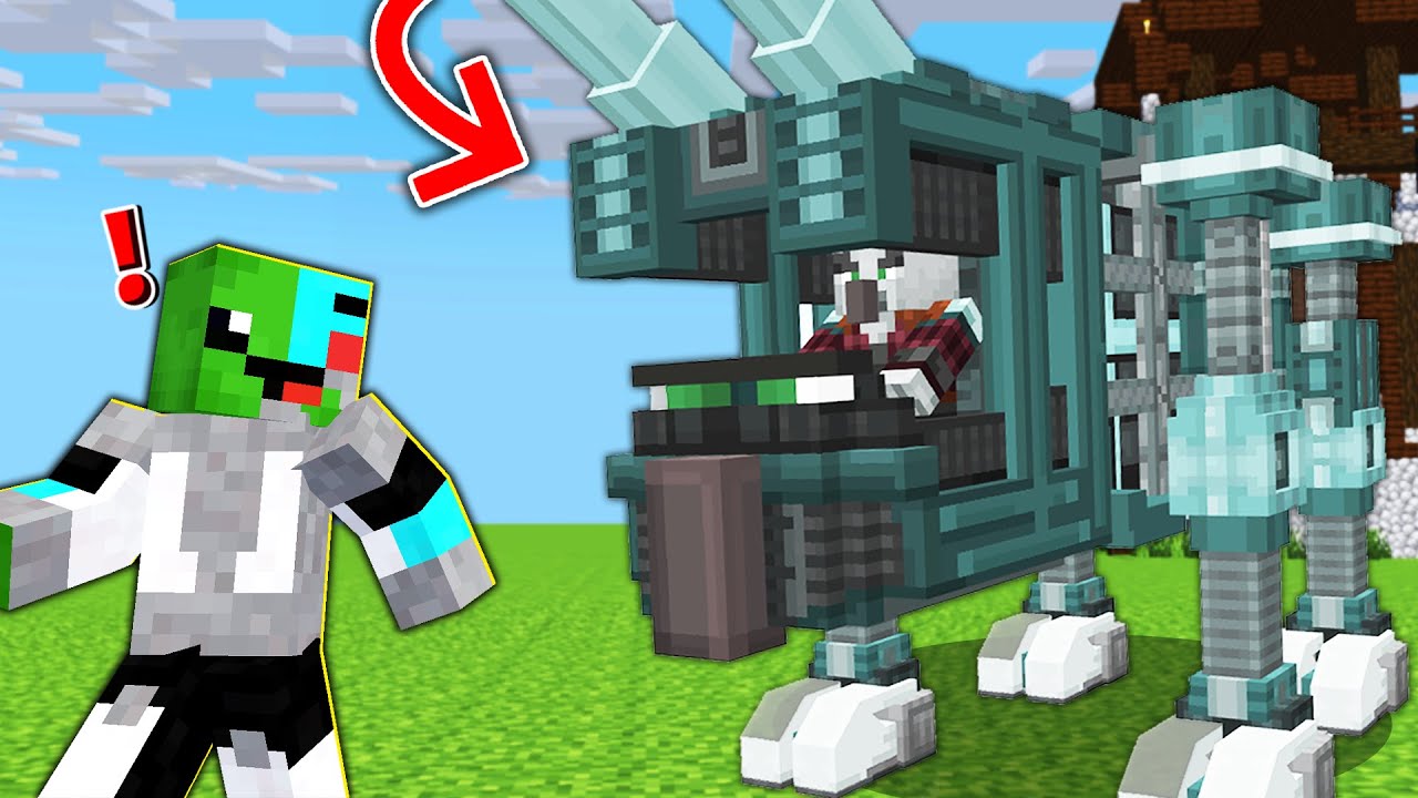 Mobii din Minecraft Daca erau din Viitor... - YouTube