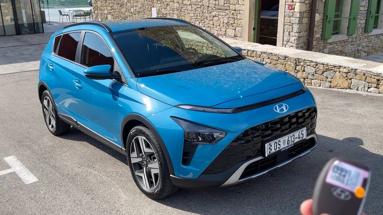 NEW Hyundai Bayon 2022 - POV test drive (1.0 T-GDi, AQUA TURQUOISE ...