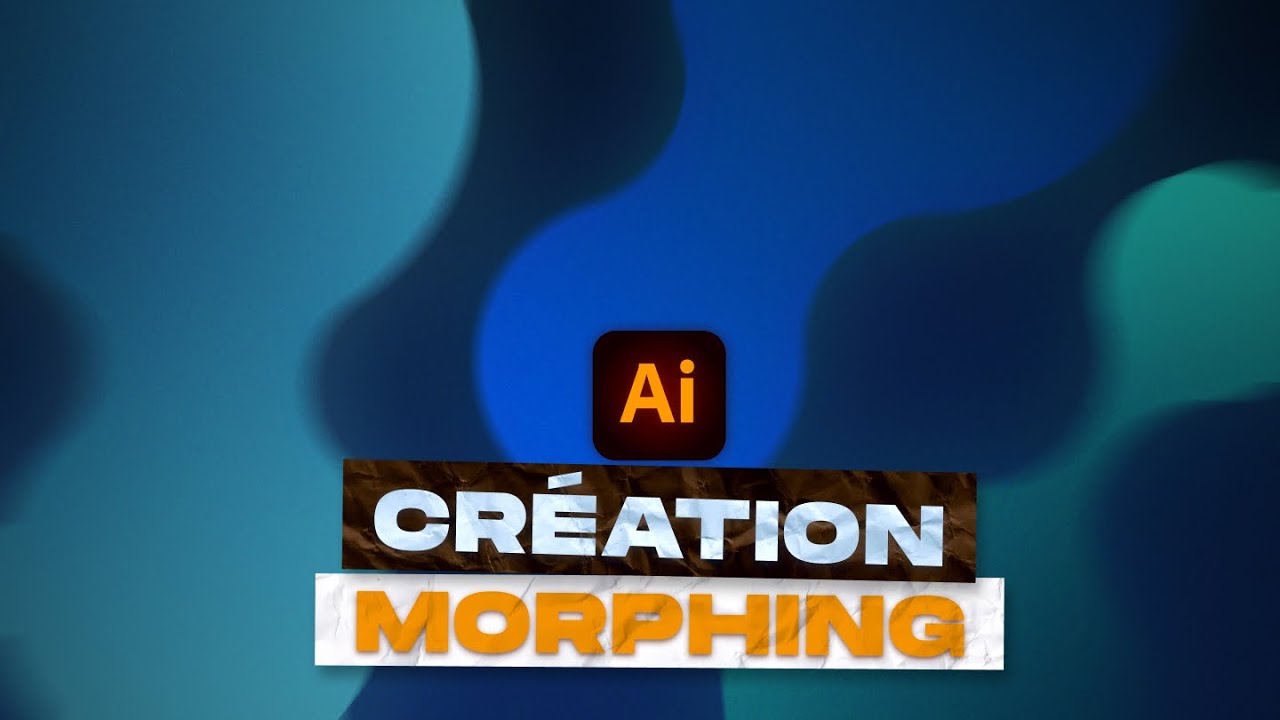 Création d'un effet de morphing dans Illustrator - YouTube